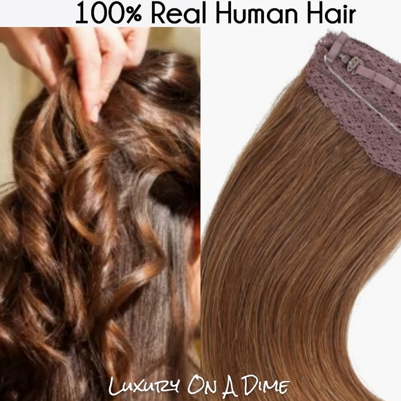 Hair | 22 Human Indian Hair 10g Halo Extention Real Premium Half Head ...